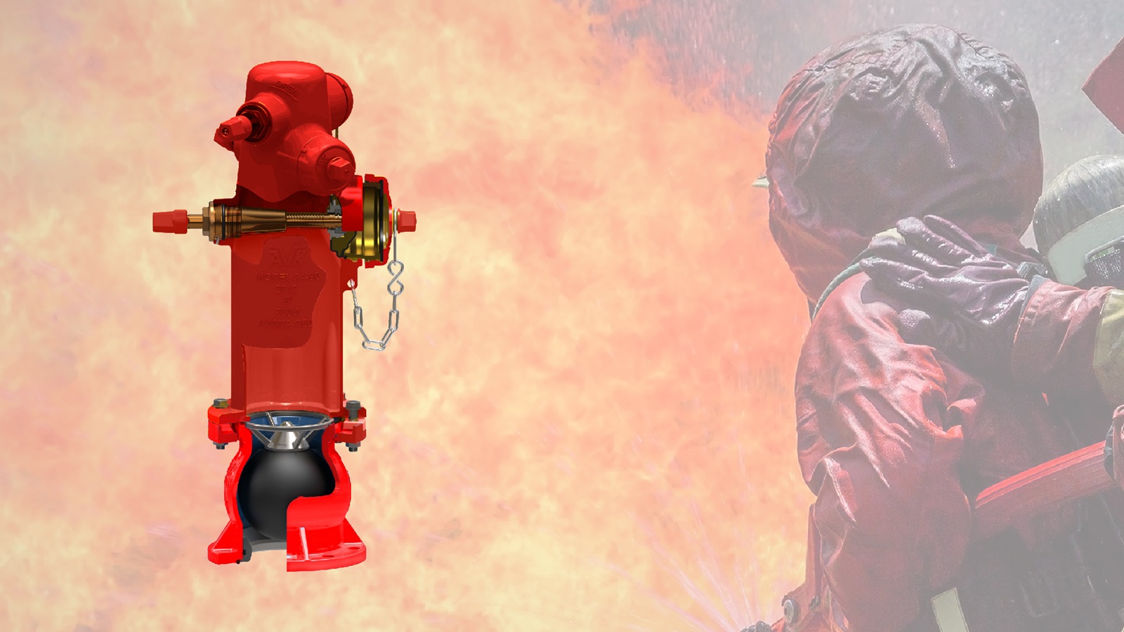 New design wet barrel fire hydrants in Emaar south project, Dubai.
