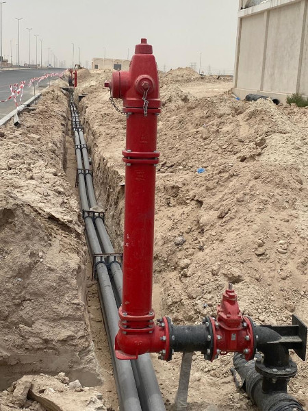 AVK supplies in Al-Shadadiya Industrial Zone project Kuwait - AVK Watecom