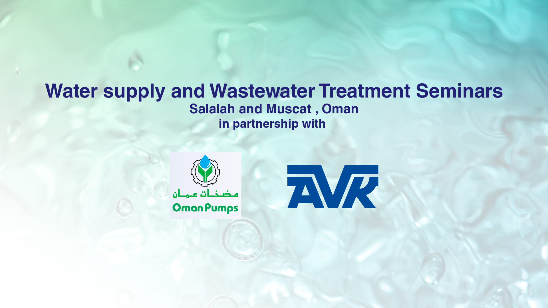 AVK technical seminars in Oman - AVK Watecom
